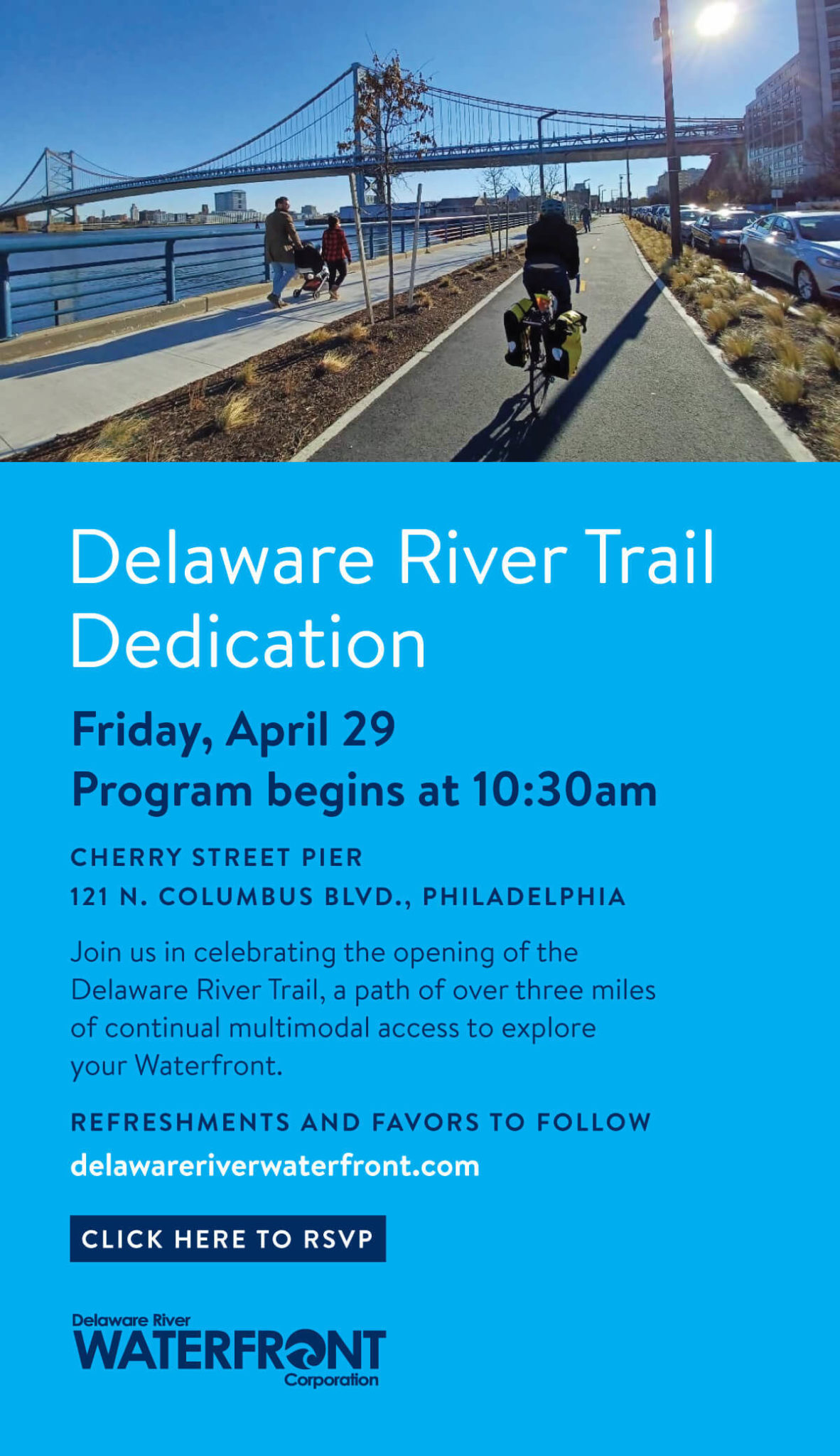 Delaware River Trail Dedication » Cherry Street Pier