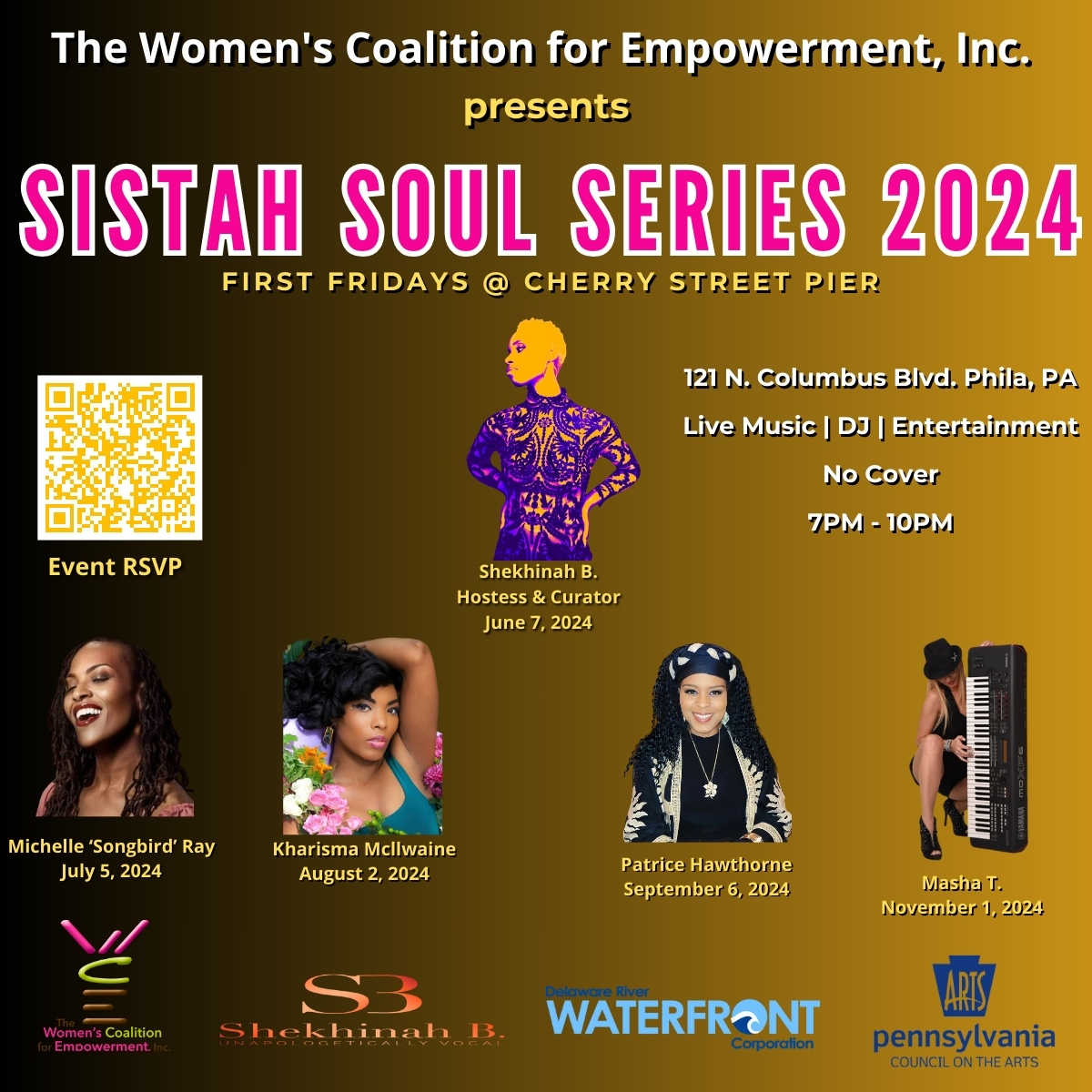 Sistah Soul Series 2024 hosted by Shekhinah B. » Cherry Street Pier