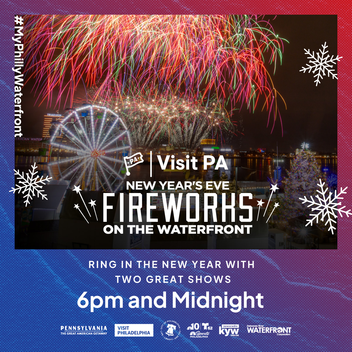 Visit PA New Year's Eve Fireworks on the Waterfront » Cherry Street Pier